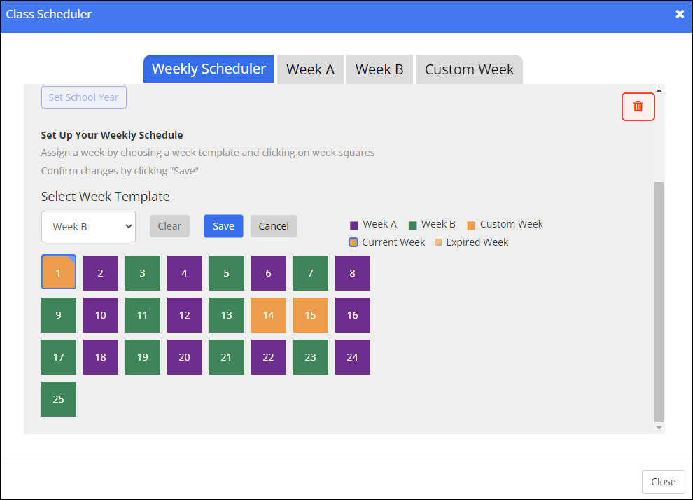 Class Scheduler : Blocksi